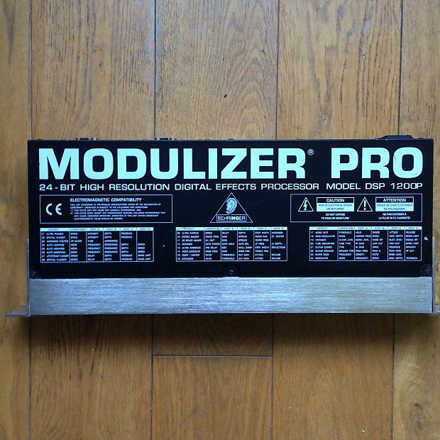 Behringer Modulizer Pro DSP1200p | Reverb