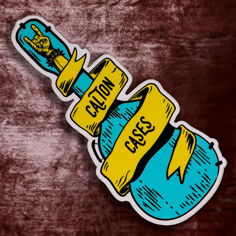 CALTON CASES STICKER INSANELY RARE LIMITED EDITION GUITAR | Reverb