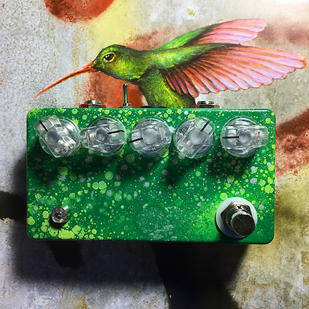 Built By Ryan Handmade Boosted Fat Germanium Fuzz 2016 Greens | Reverb