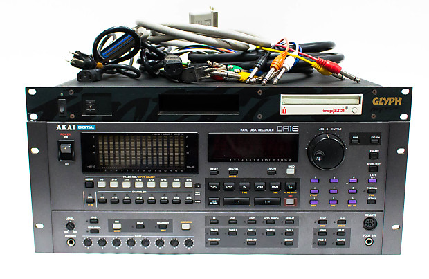 Akai Hard Disk Recorder DR16 with Glyph Improv + 8 CH 1/4" | Reverb