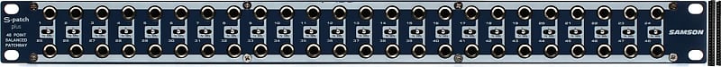 Samson S-Patch Plus 48-point Balanced Patchbay Bundle with | Reverb