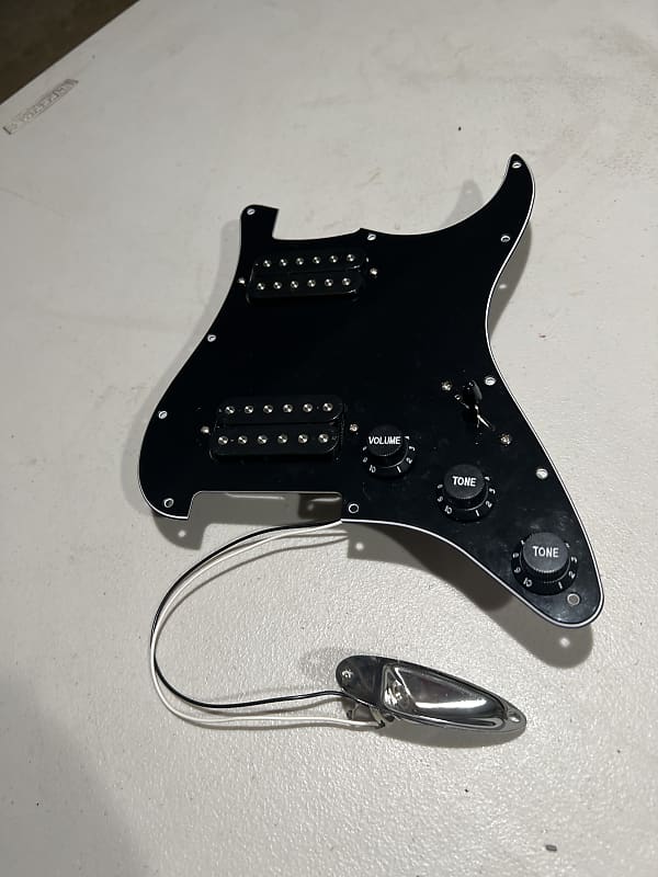 Fender Squire Black loaded pick guard | Reverb