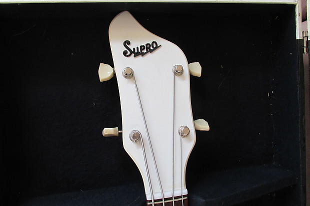 Rare Supro Pocket Bass 1966 Black (OHSC) | Reverb