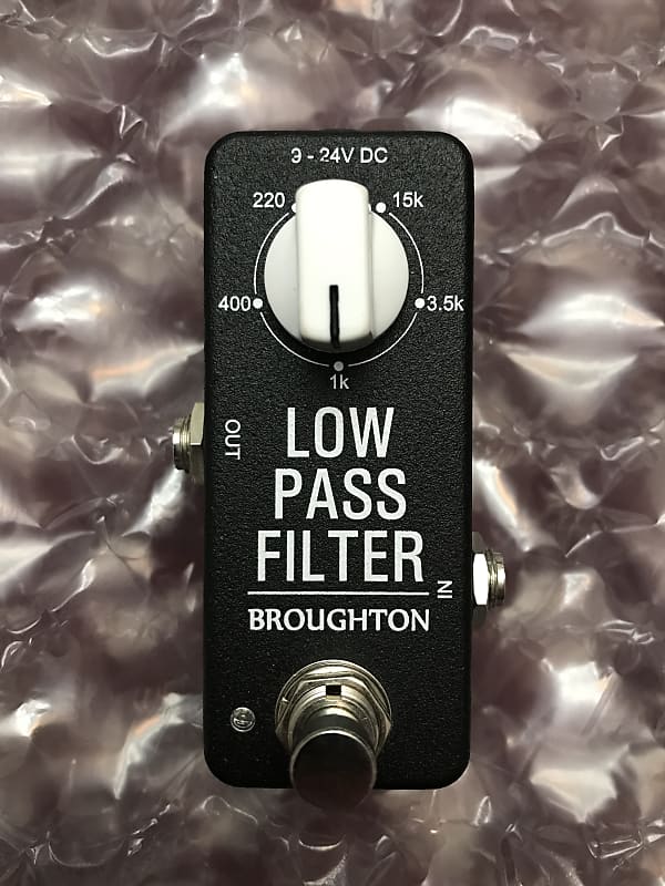 Broughton Low Pass Filter Lpf Pedal Black Reverb