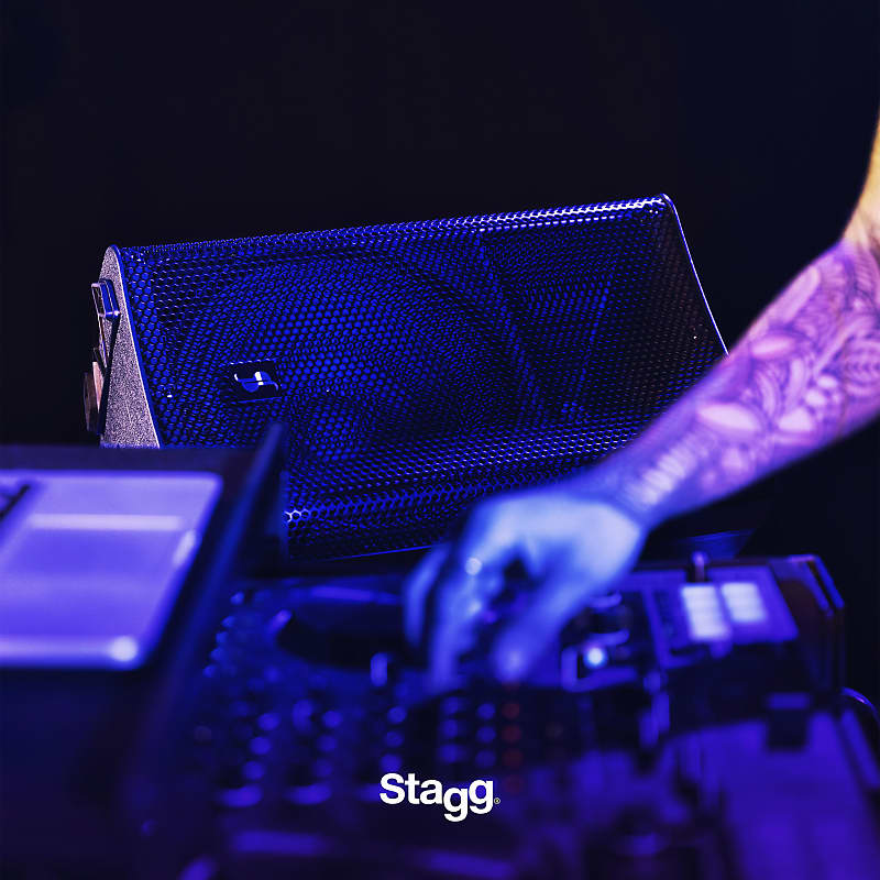 Stagg AS8B US 8" 2-Way Active Speaker, Class D, Bluetooth TWS | Reverb