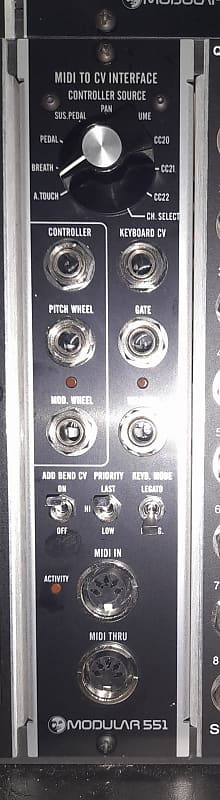 Moon Modular Midi to CV Interface Module (MU, 5U, Dotcom, | Reverb