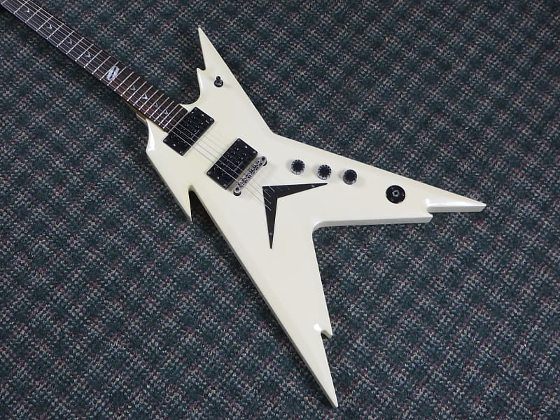 2008 Dean Dime Razorback White! Seymour Duncan Invaders! | Reverb