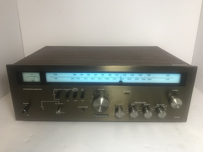 Panasonic RA-6100 1979 Silver Face vintage AM/FM stereo | Reverb