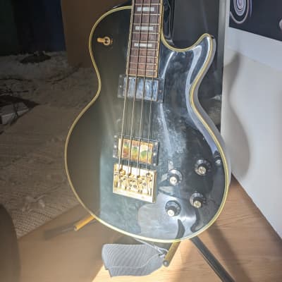 Greco EGB Les Paul Custom single cut EB-0 bass 1990 -black | Reverb
