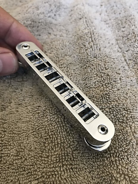 PINNACLE MACHINED STEEL NASHVILLE TOM GUITAR BRIDGE FOR | Reverb