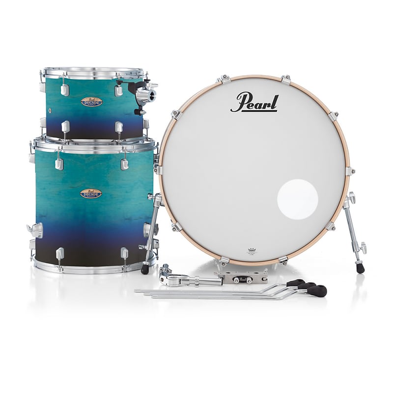 Pearl Decade Maple 3-piece Shell Pack, Azure Daybreak | Reverb