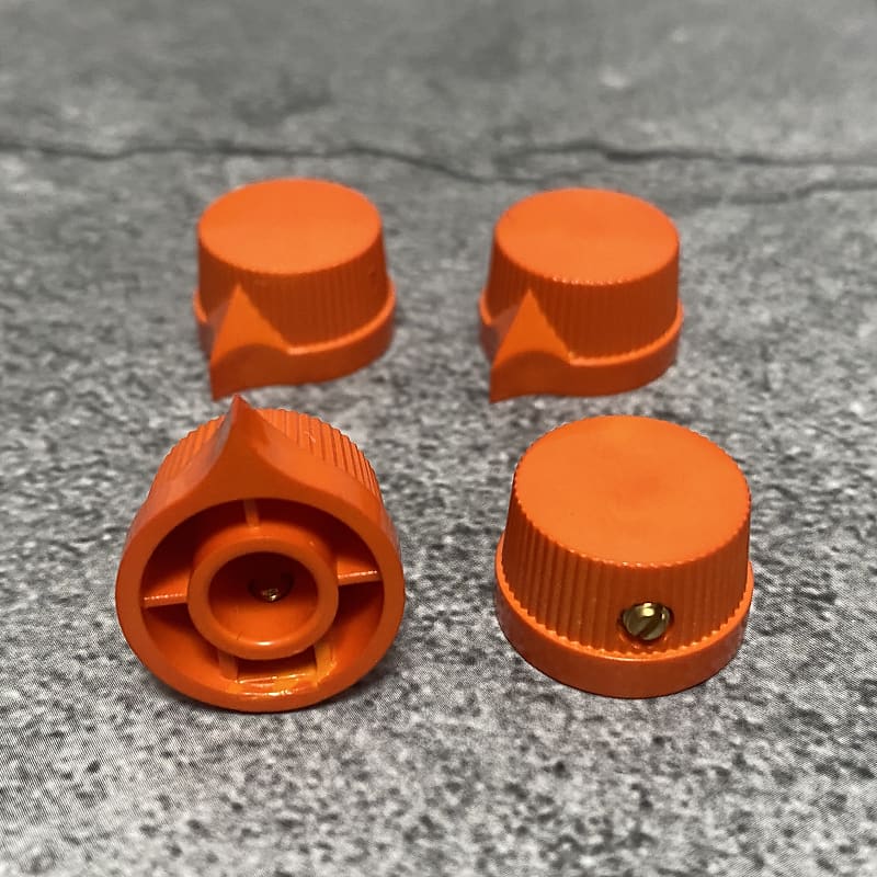 4x Custom Orange Davies Klon 1400 Pointer Knob Amp Guitar | Reverb