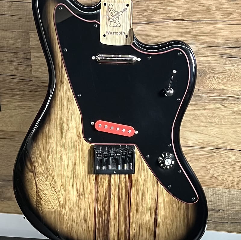 Warmoth Jazzmaster 2022 - Black Burst Over Gloss | Reverb