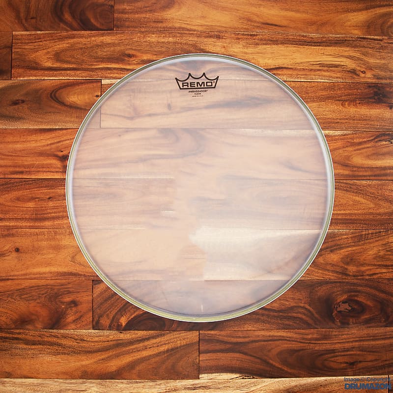 REMO 15" AMBASSADOR CLEAR TOM HEAD / OUT OF BOX STOCK | Reverb UK