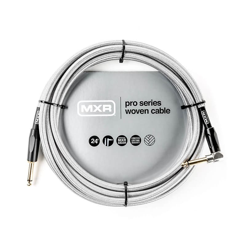 MXR Pro Series Woven 24ft Instrument Cable - Right / Straight | Reverb