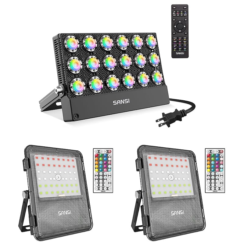 Led Flood Light Outdoor 800W Equivalent, 80W 8800Lm Rgbw | Reverb