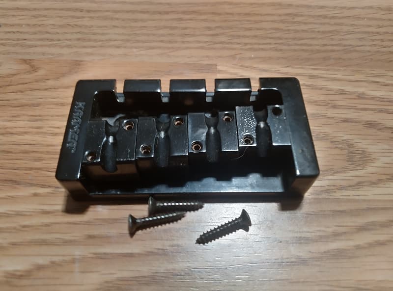 Kramer Forum series Spector style hi-mass bass bridge | Reverb