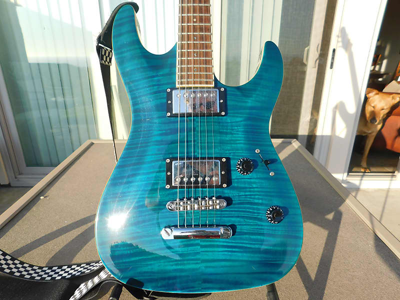 ESP LTD H-250 2010 - Blue/Green | Reverb
