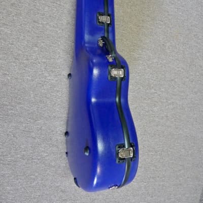 Calton Flight Case Dreadnought, Indigo/Silver | Reverb