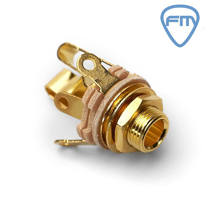 Switchcraft Jack Stereo 6.35mm Switchcraft GOLD | Reverb