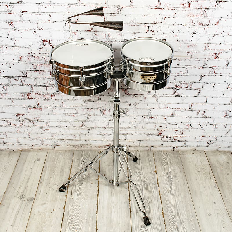 Matador - Timbales - 10/12" Timbale Set w/ Stand - x1106 - | Reverb