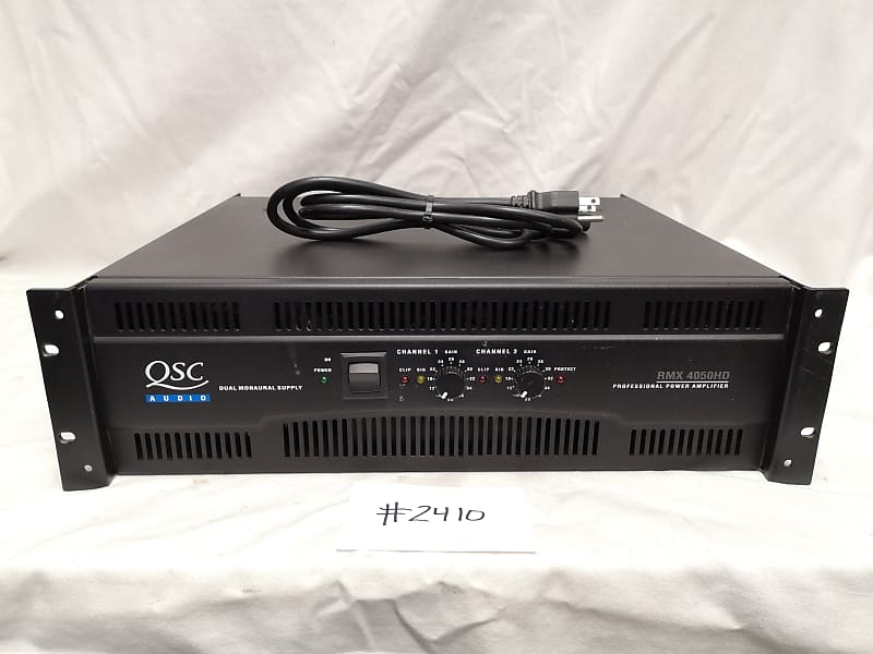 QSC RMX4050HD 1400-Watt Power Amplifier #2410 Good Used | Reverb