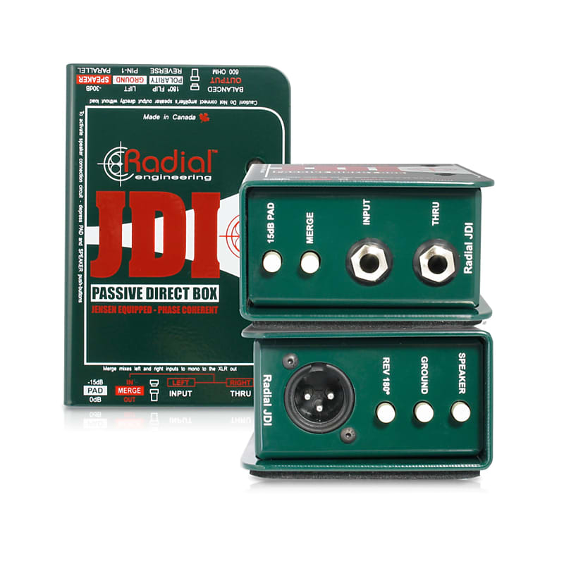 Radial JDI Jensen-equipped 1-channel Passive Instrument | Reverb