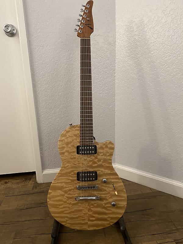 Tom Anderson Hollow Atom 2008 Natural Finish with Original | Reverb