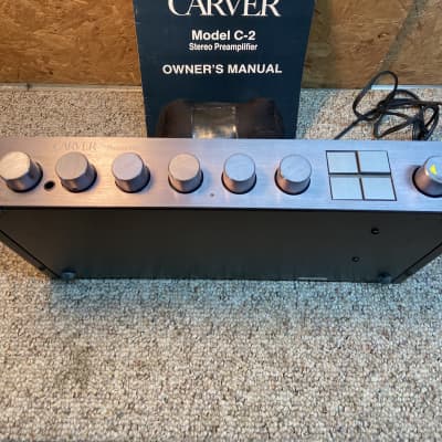 Carver C-2 stereo preamp 1985 Grey | Reverb