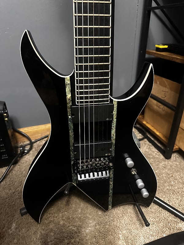 B.C. Rich Steve Smyth Signature Bich 7 String 2015 - Black | Reverb