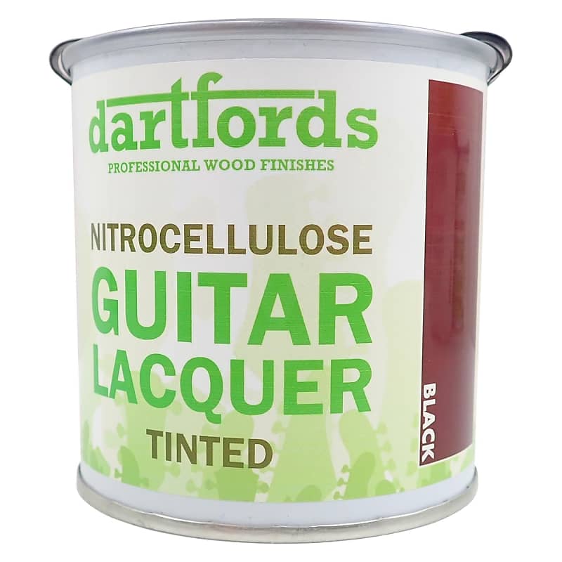 dartfords Tint Black Nitrocellulose Guitar Lacquer 230ml Tin | Reverb