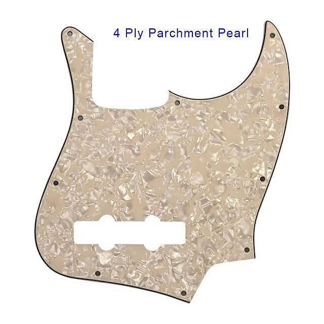 Custom Quality Pickguard - 4Ply Parchment Pearl | Reverb
