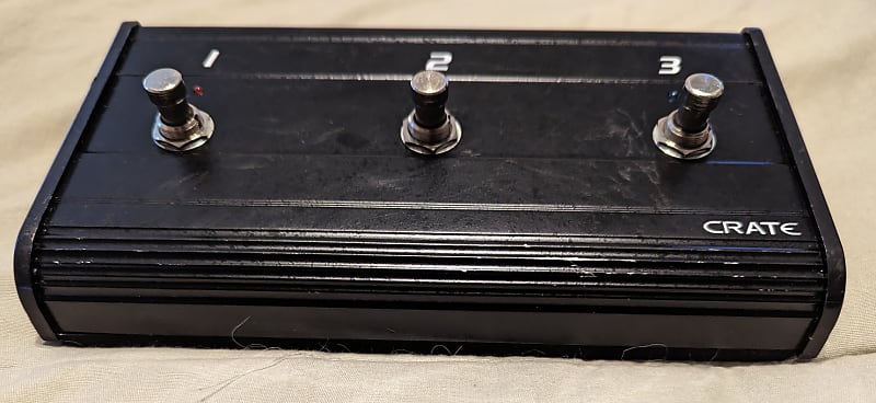 Crate Crate 3 Button Footswitch 90s Black | Reverb
