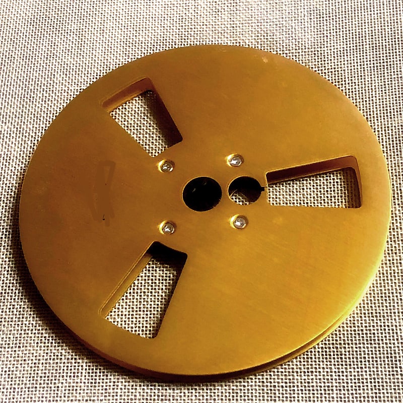 Lot of 2 Handmade Anodized Aluminum metal Reel to Reels 7" | Reverb