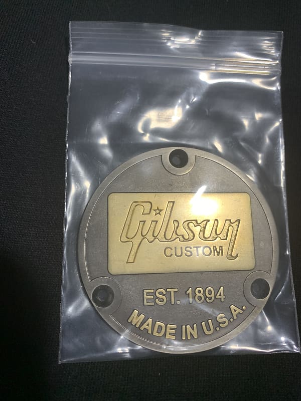 AUTHENTIC Gibson Custom Shop Toggle Switch Backplate | Reverb