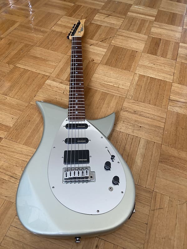 Tokai Blazing Fire Silver/Green | Reverb