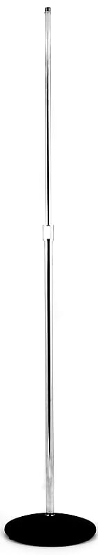 Atlas Sound MS-12C Low Profile Round Base Mic Stand - Chrome | Reverb