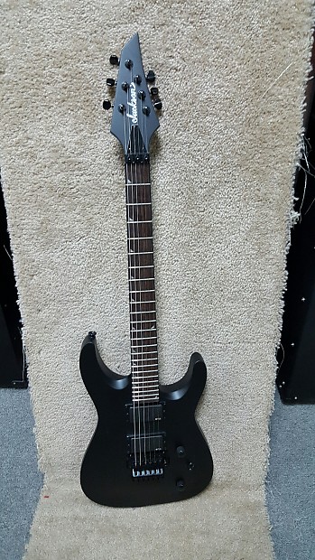 Jackson SLATXMG W/EMG's Flat Black | Reverb