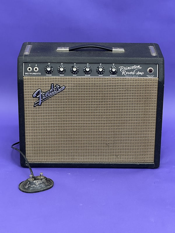 1965 Fender Princeton Reverb Amp Pre-CBS FEIC | Reverb