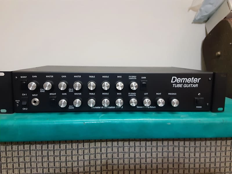 Demeter TGP3 TGP-3 Tube Guitar Preamp 2021 - Black with | Reverb