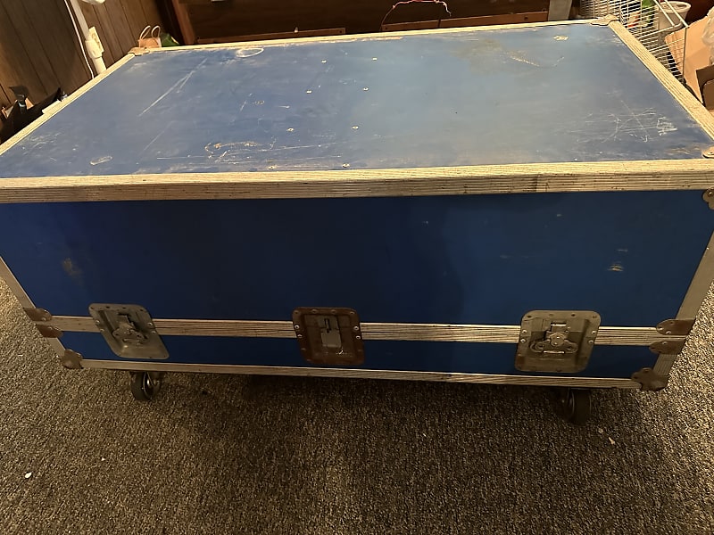 Anvil Case with Wheels Early 80s - Blue | Reverb