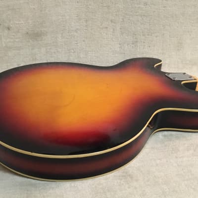 Vintage 1960's Welson DS-2T Electric Hollowbody Guitar + Case | Reverb