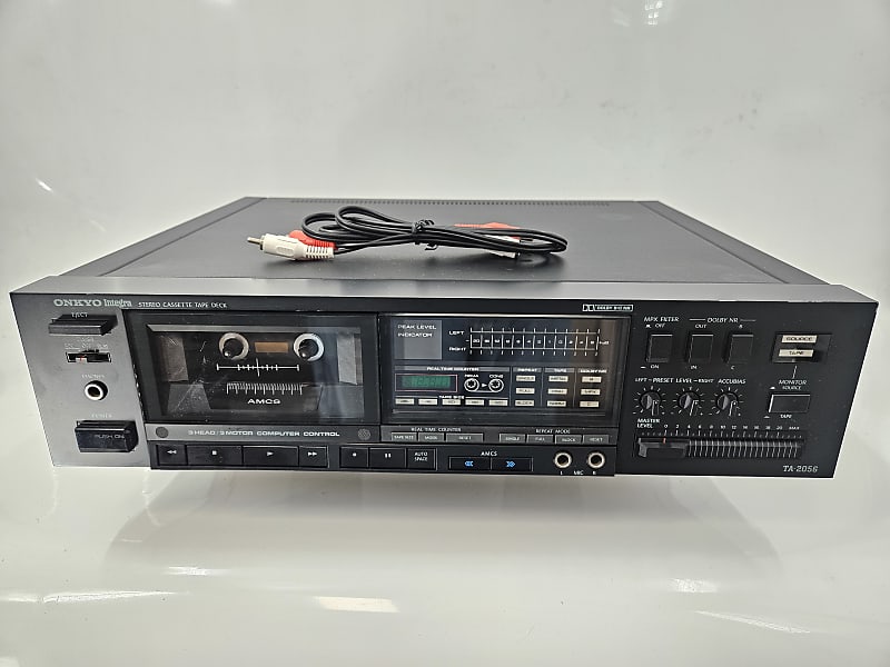 Onkyo Integra TA-2056 Stereo Dolby 3-Head Cassette Tape Deck | Reverb