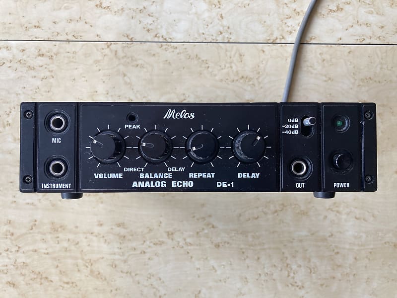 Melos De 1 70s 80s Black Reverb