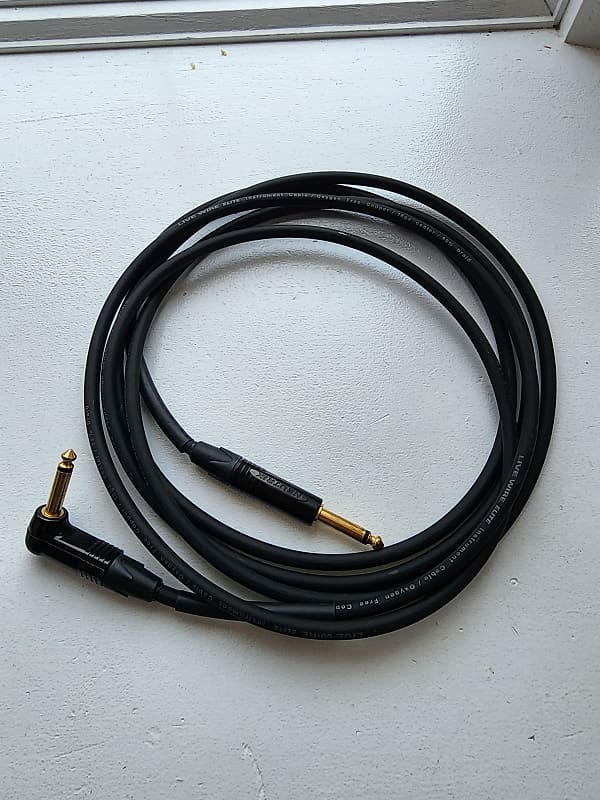 Live Wire Elite Instrament Cable 10ft Straight/90d) degree | Reverb