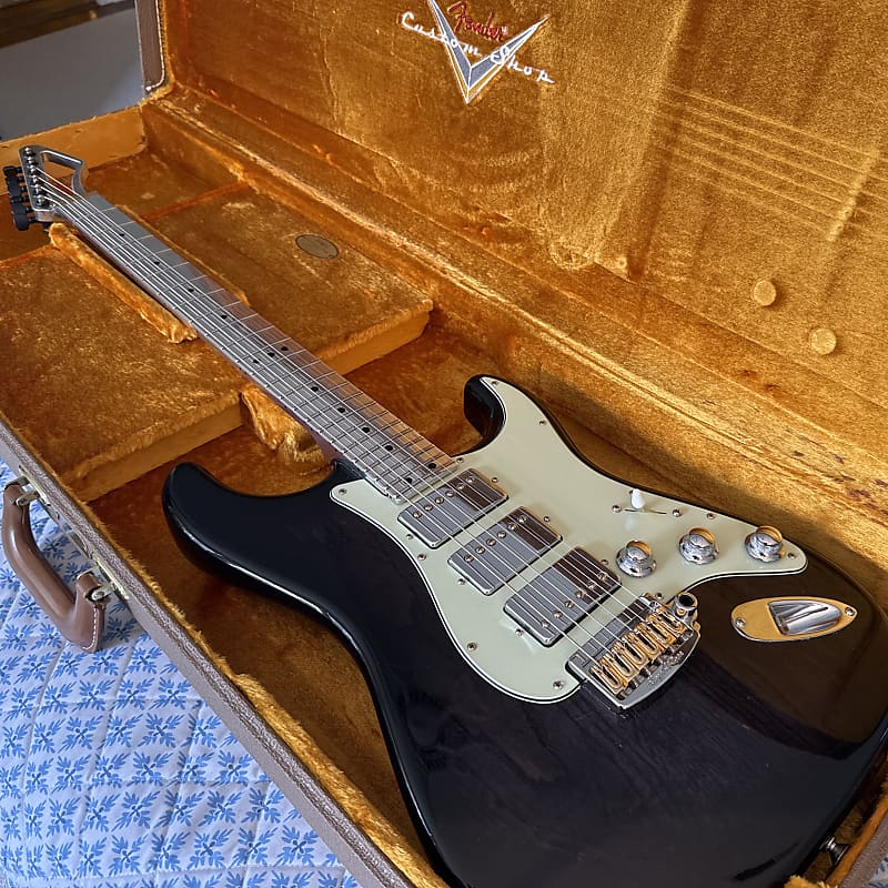 Fender Custom Shop HHH Strat Aluminati Aluminum Neck Baritone | Reverb