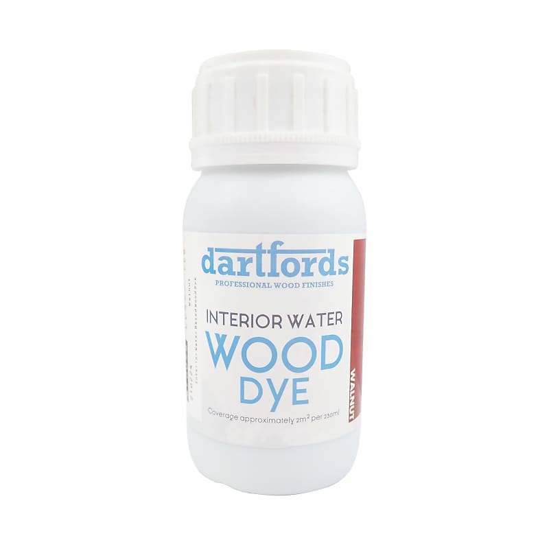 dartfords Walnut Interior Water Based Wood Dye 230ml | Reverb UK