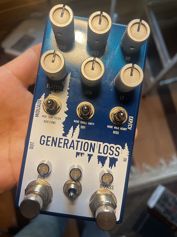 Chase Bliss Audio Generation Loss v1 Metallic blue | Reverb