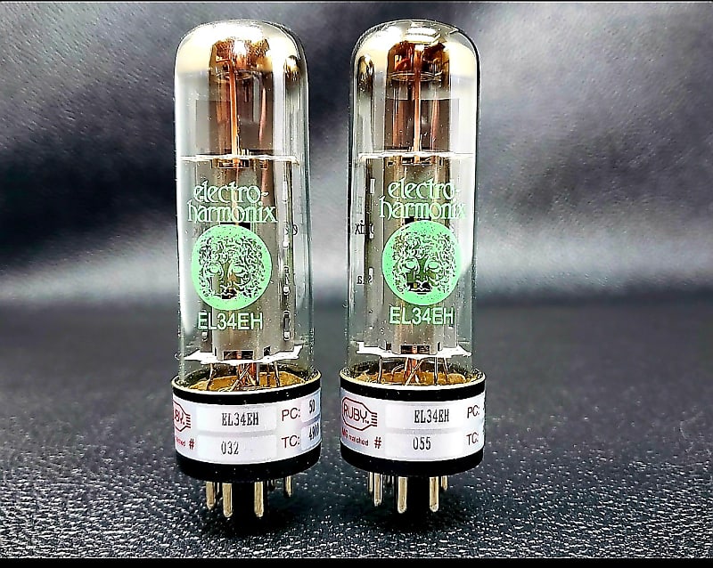 Electro-Harmonix EL34 Matched Pair | Reverb