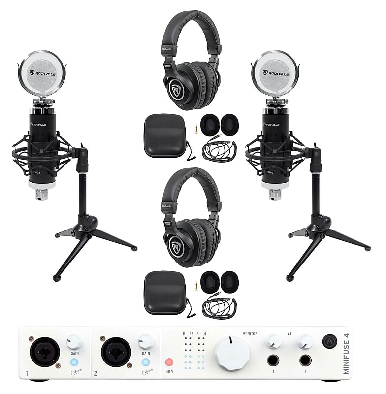 Arturia 2-Person Recording Podcast Podcasting Kit+(2) | Reverb